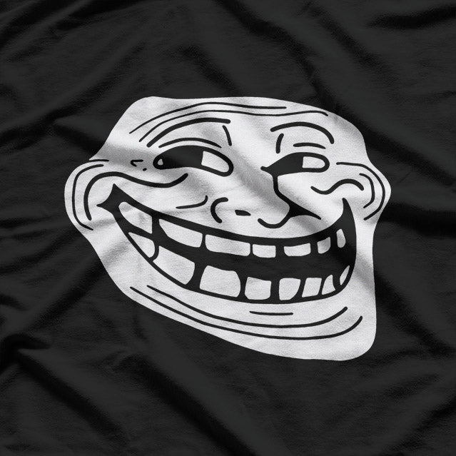 Troll Meme Face Funny Internet Humor Graphic T-Shirt – Aftergraphs ...